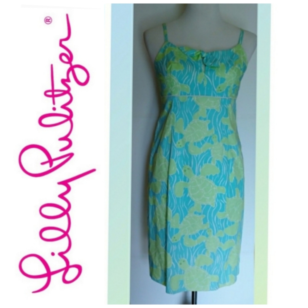 Lilly Pulitzer Sea Turtle Dress - Gem